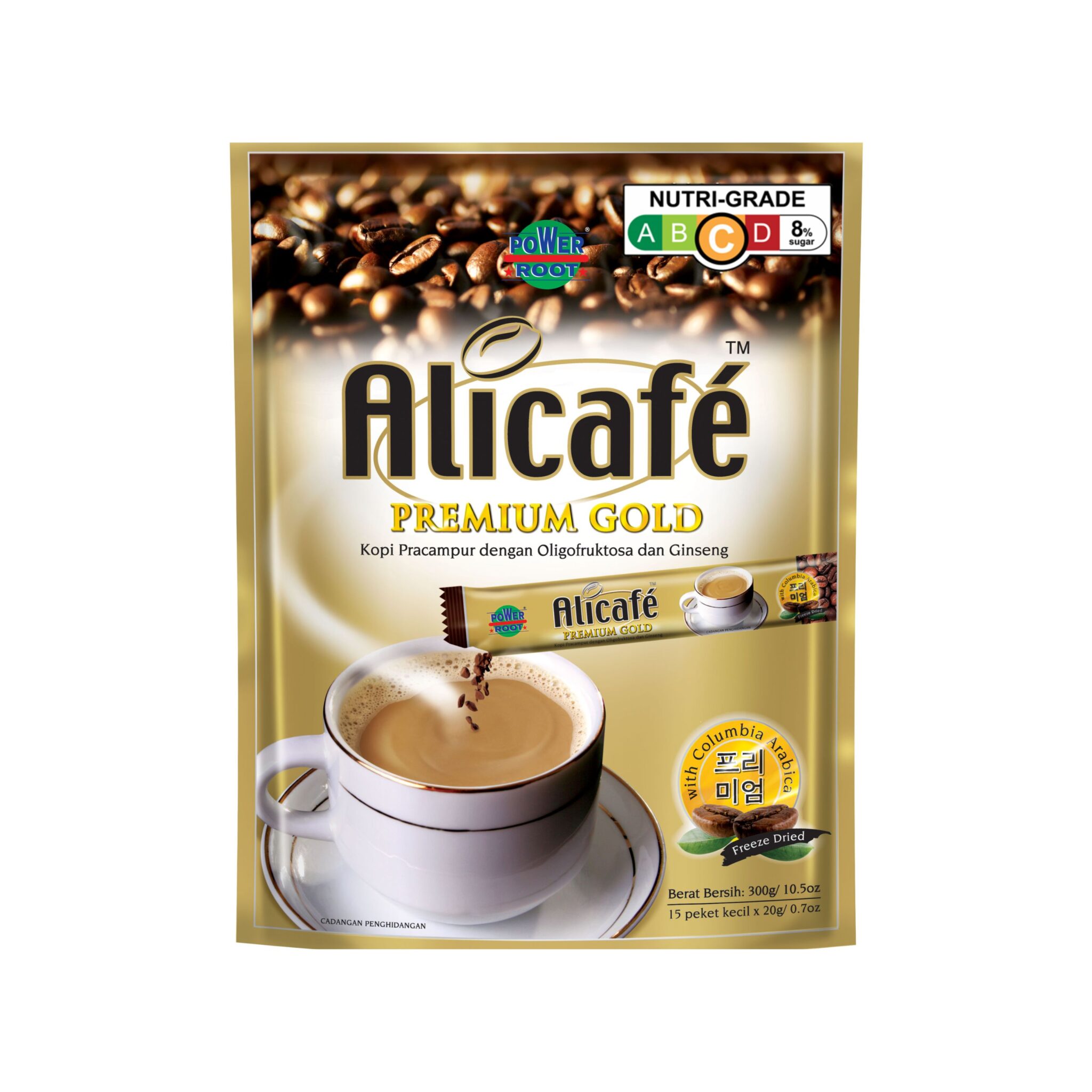 Alicafé Premium Gold 20g x 15s - Li An Foodstuff Pte Ltd
