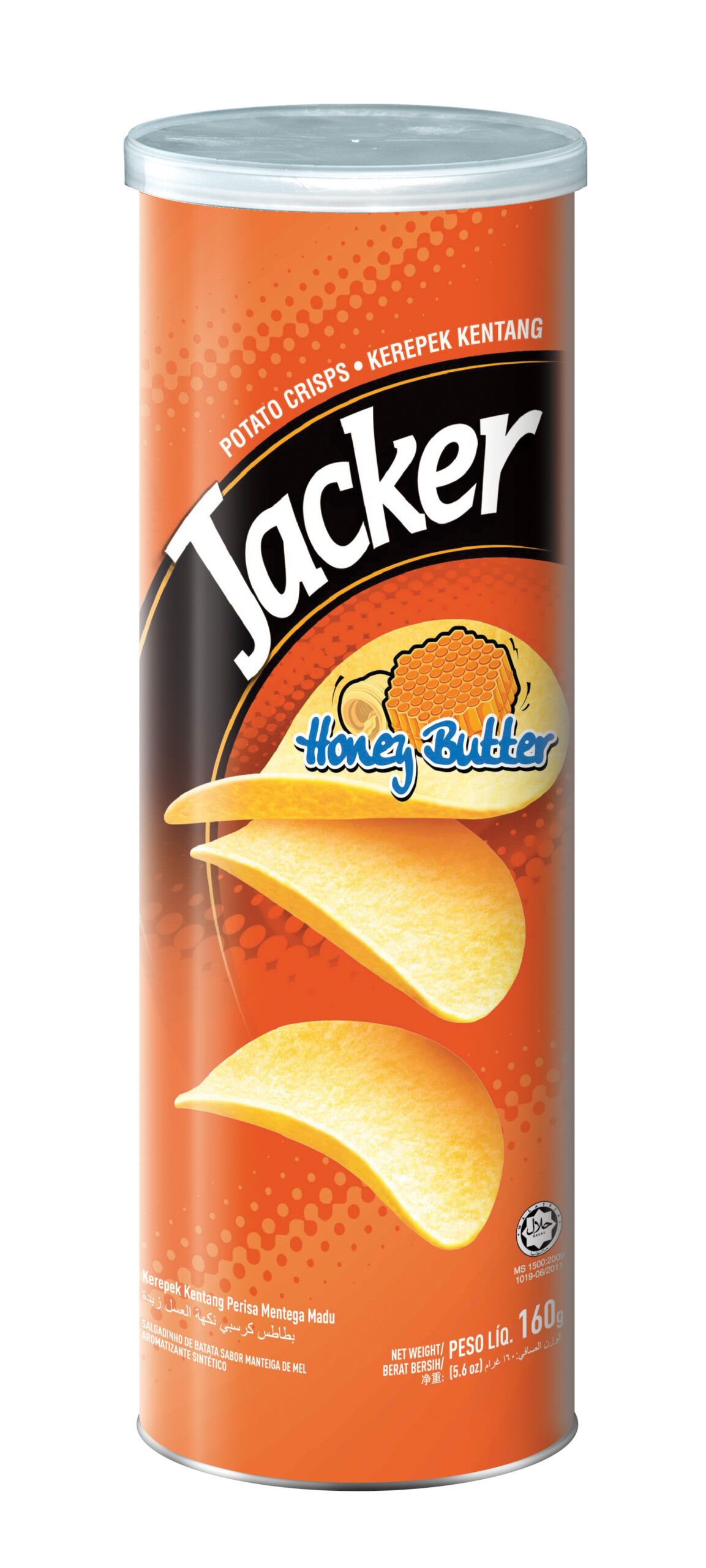 Jacker Potato Crisps - Honey Butter Flavour 150g - Li An Foodstuff Pte Ltd