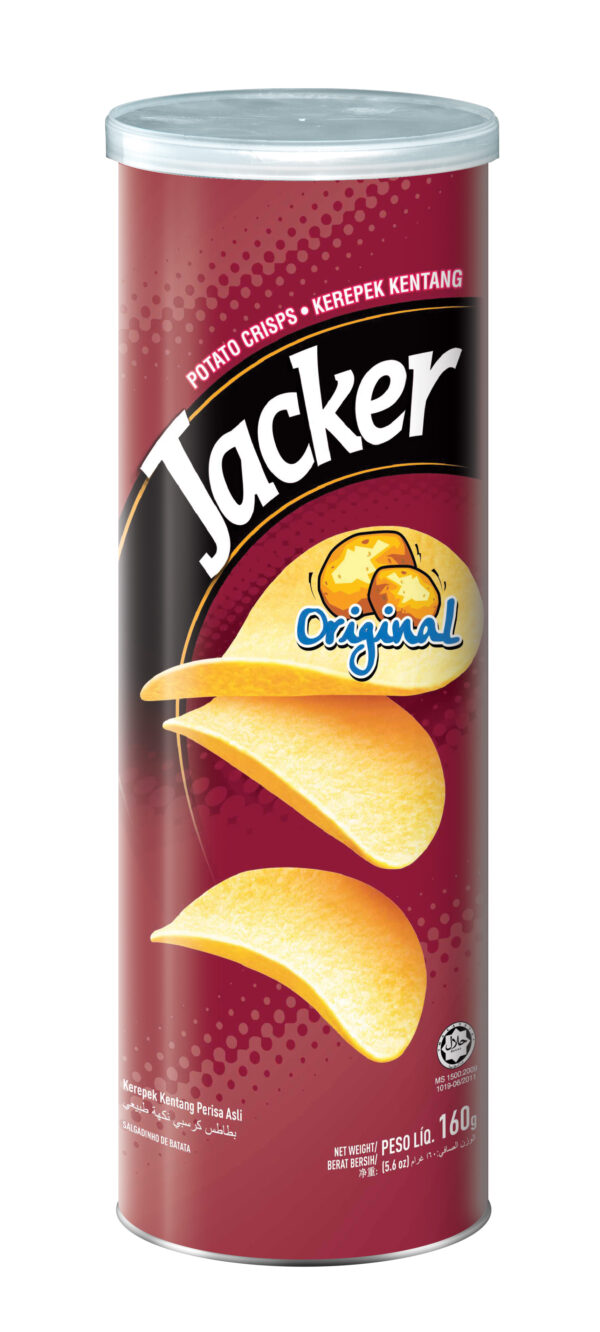 Jacker Potato Crisps - Original Flavour 160g - Li An Foodstuff Pte Ltd