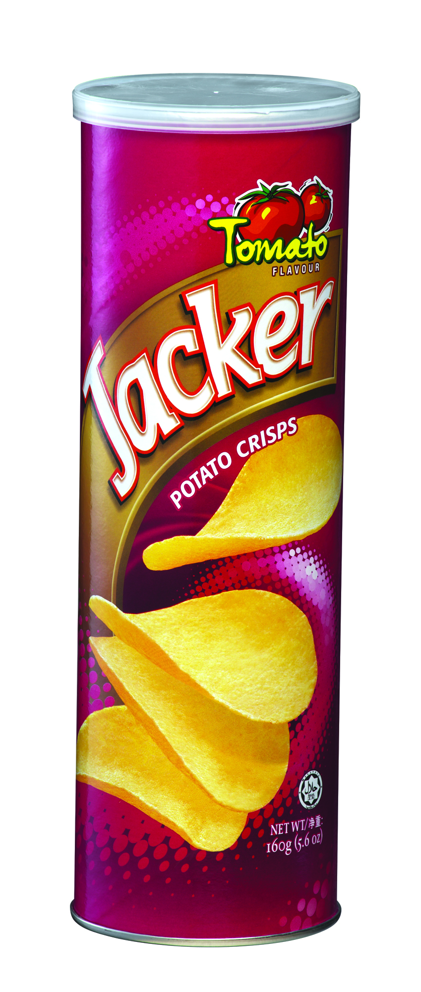 Jacker Potato Crisps - Tomato Flavour 160g - Li An Foodstuff Pte Ltd